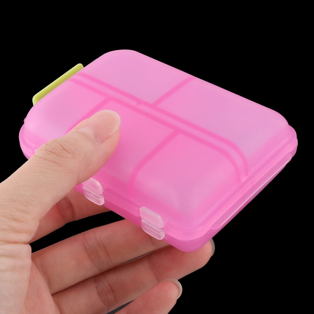 Traveling Plastic 10 Compartments Medicine Pills Holder Storage Box ...