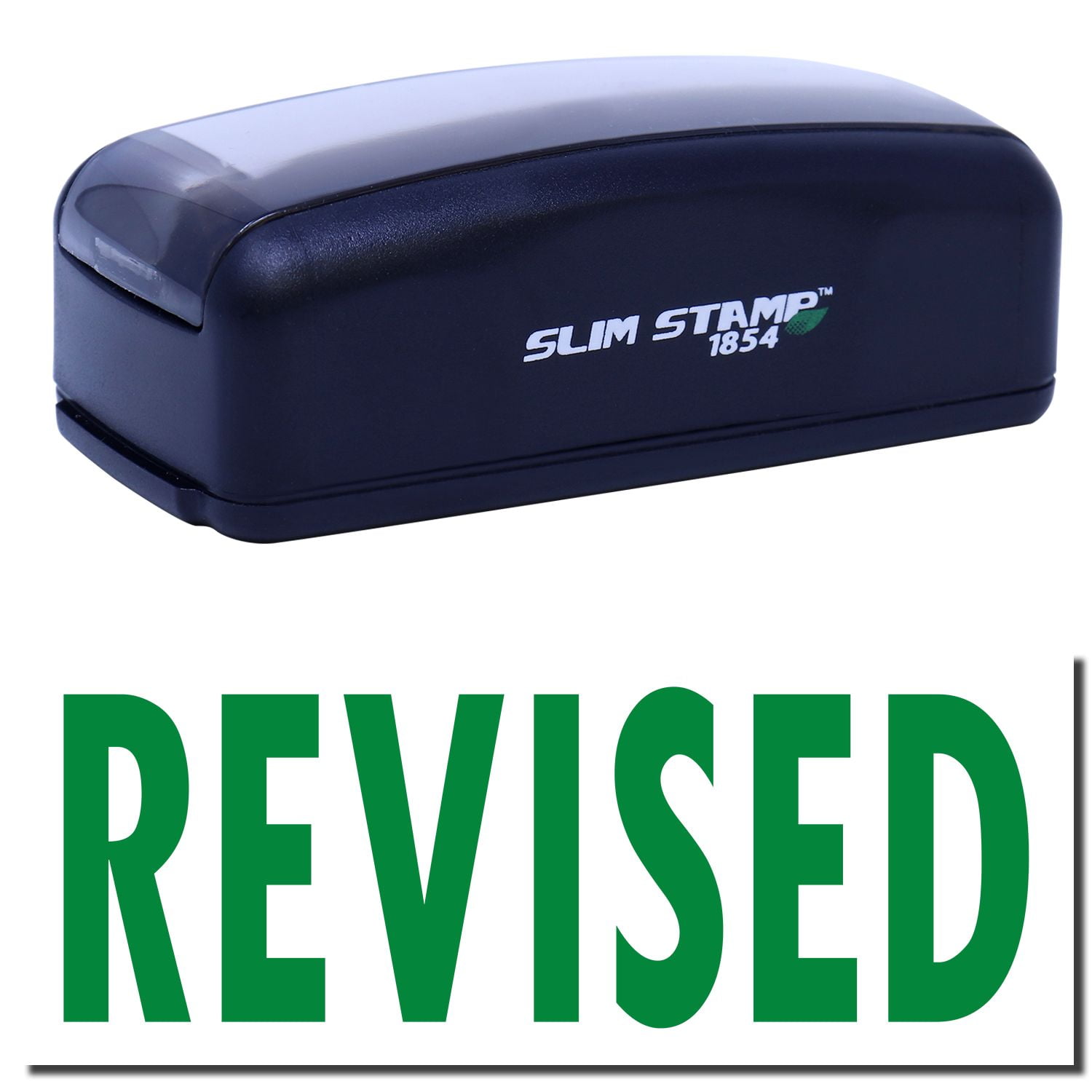 Large Pre-Inked Bold Revised Stamp, Slim 1854, Ultra Slim Design ...