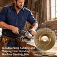 Woodworking Angle Grinder Carving Disc Shaping Wheel for Flat Surface ...