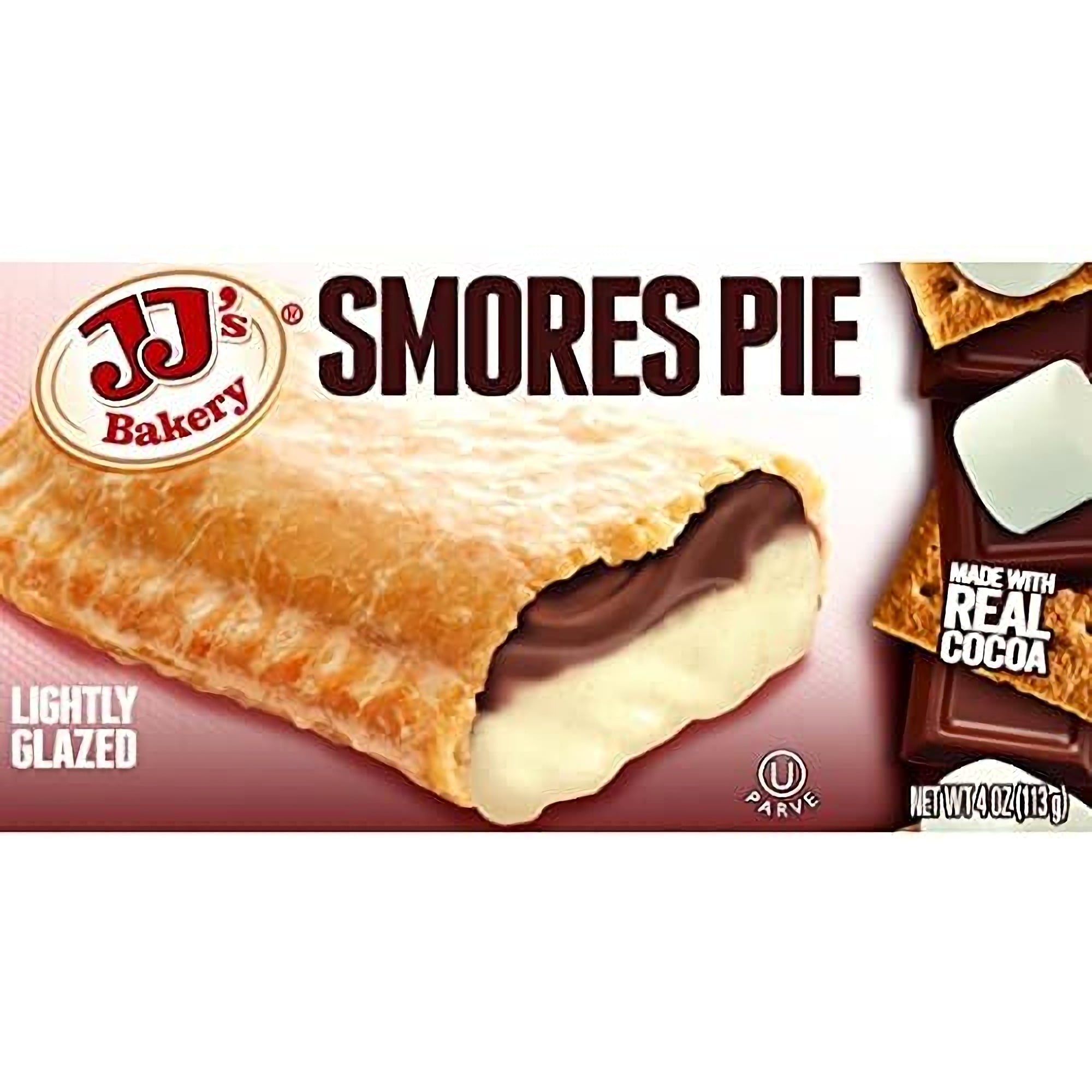 Lightly Glazed Smores Pie by JJ's Bakery | 4 Ounce | Pack of 12 ...