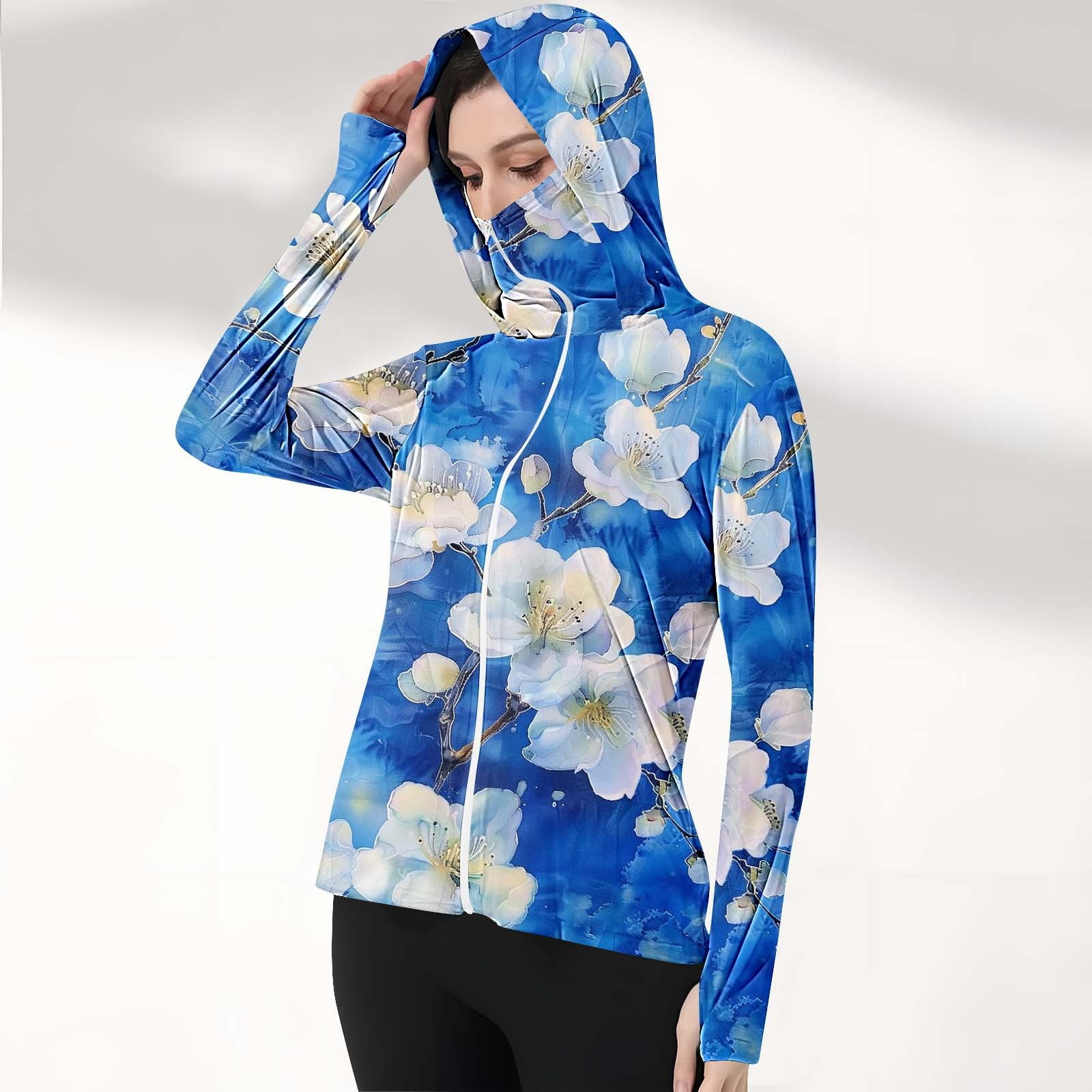 Click here for Wiyuqeen Floral Sun Protection Top Upf 50 Hoodies... prices