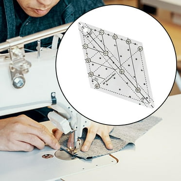 60 Degree Diamond Quilting Template Patchwork Ruler Durable for DIY ...