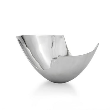 Cambria Aqua Marbled Decorative Round Centerpiece Bowl for Living Room ...