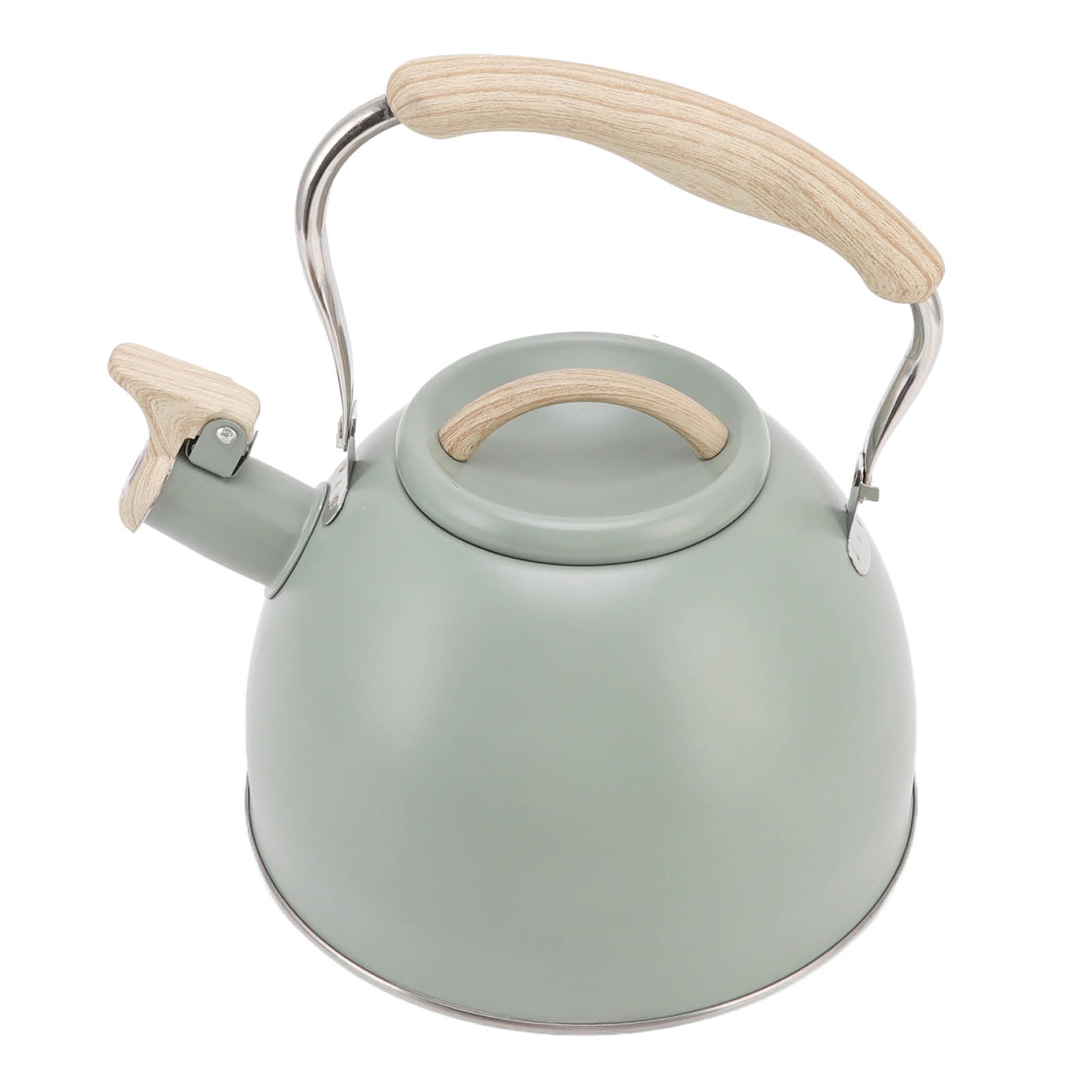 Tetera Moderna, Tetera Silbante Verde Claro 3L Para Cocina De Inducción ...