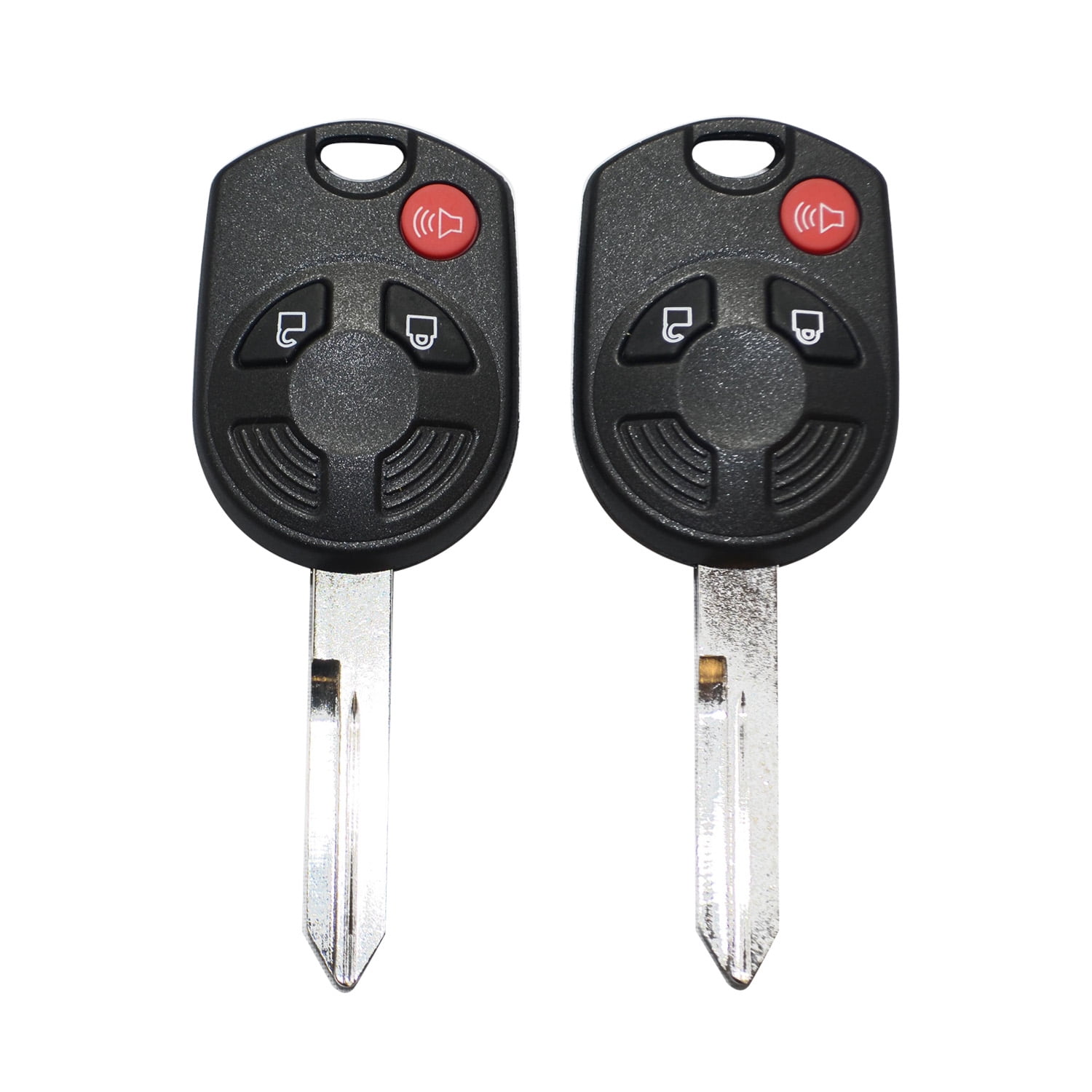 2Pcs New Replacement 3 Button Uncut Keyless Entry Fob for Ford Escape ...
