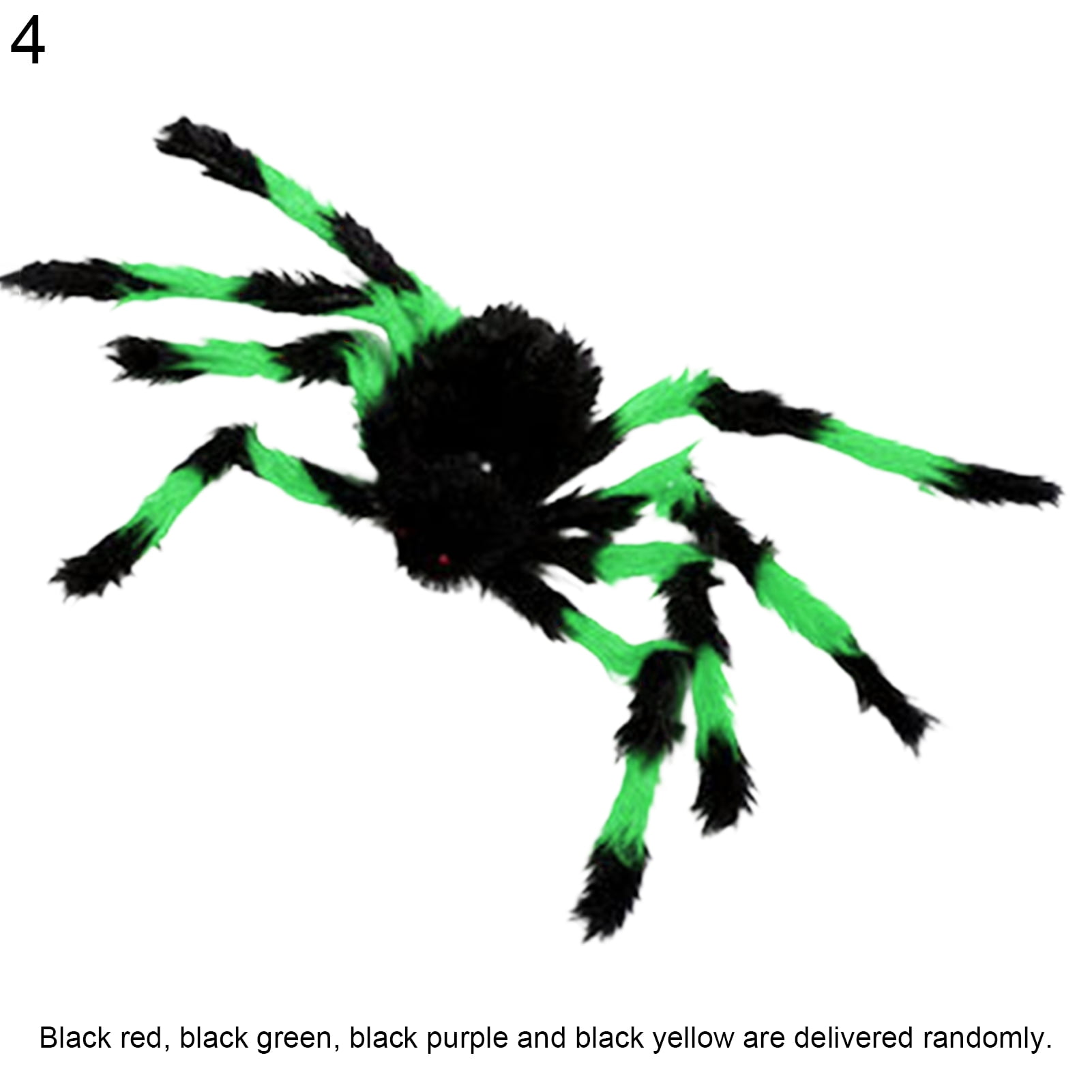 LYU Imitation Spider Foldable Bar Display Decor Lint Halloween Spider ...