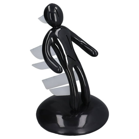 LYUMO Knife Block,Stab Body Knife Block,Black Human Body Knife Holder ...