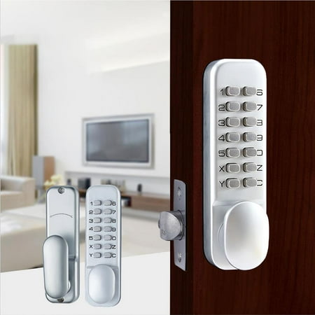 Digital Push Button Door Lock Keyless Mechanical lock digital Door Code ...