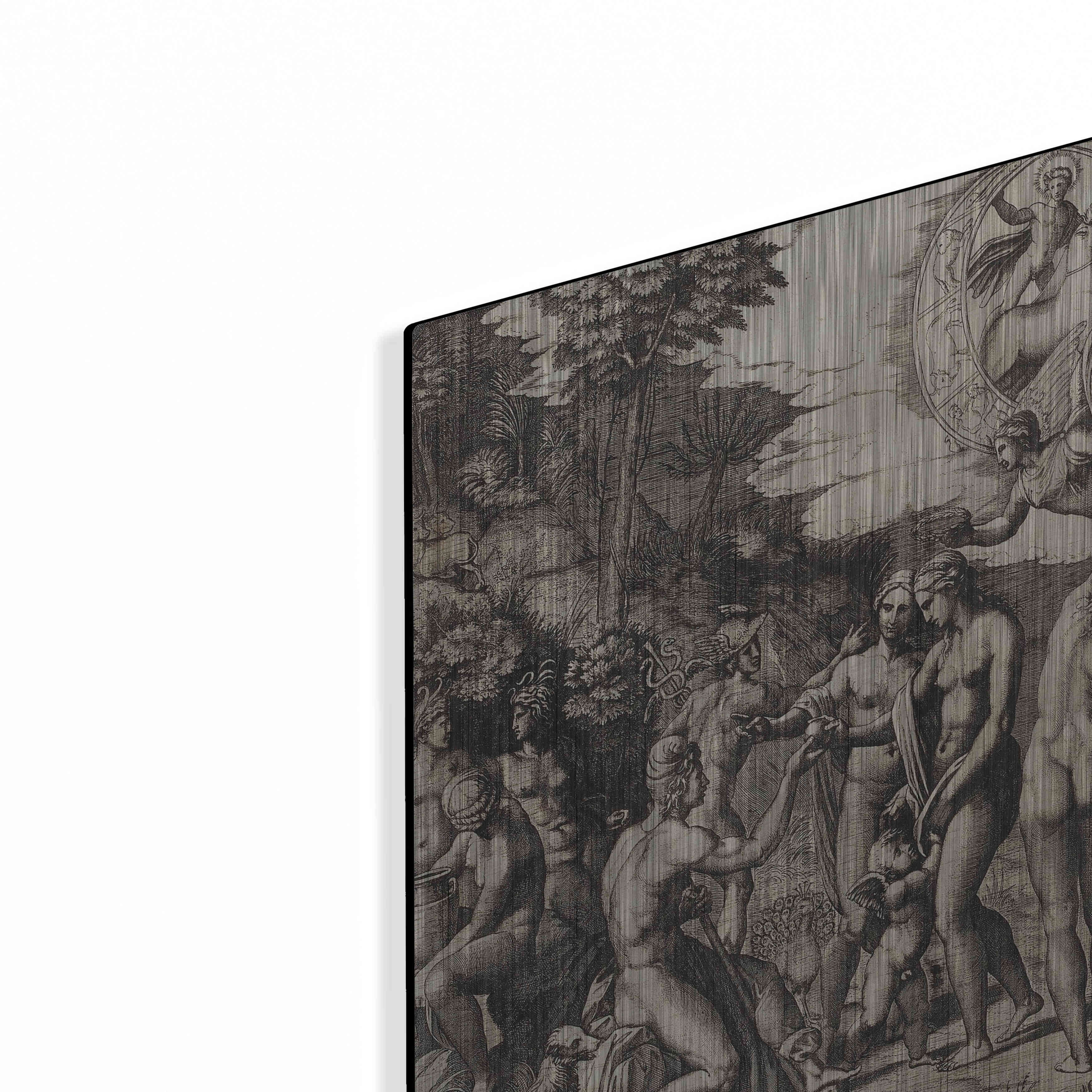 Buy Luxe Metal Art 'The Judgment of Paris' by Raphael and Raimondi ...