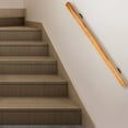 Wood Handrails for Indoor Stairs,Safety Non-Slip Stair Railing, 3.3ft ...