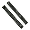 Uxcell 2pack Stainless Steel Ruler, 6" Metal Rulers 0.75" Wide Inch and ...