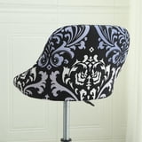 Stretch Bar Stool Chair Covers Set of 2 Pub Counter Short Back Chair ...