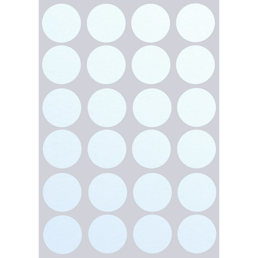 Royal Green White Dot Stickers Round 1 inch Labels Circle Stickers 25mm ...