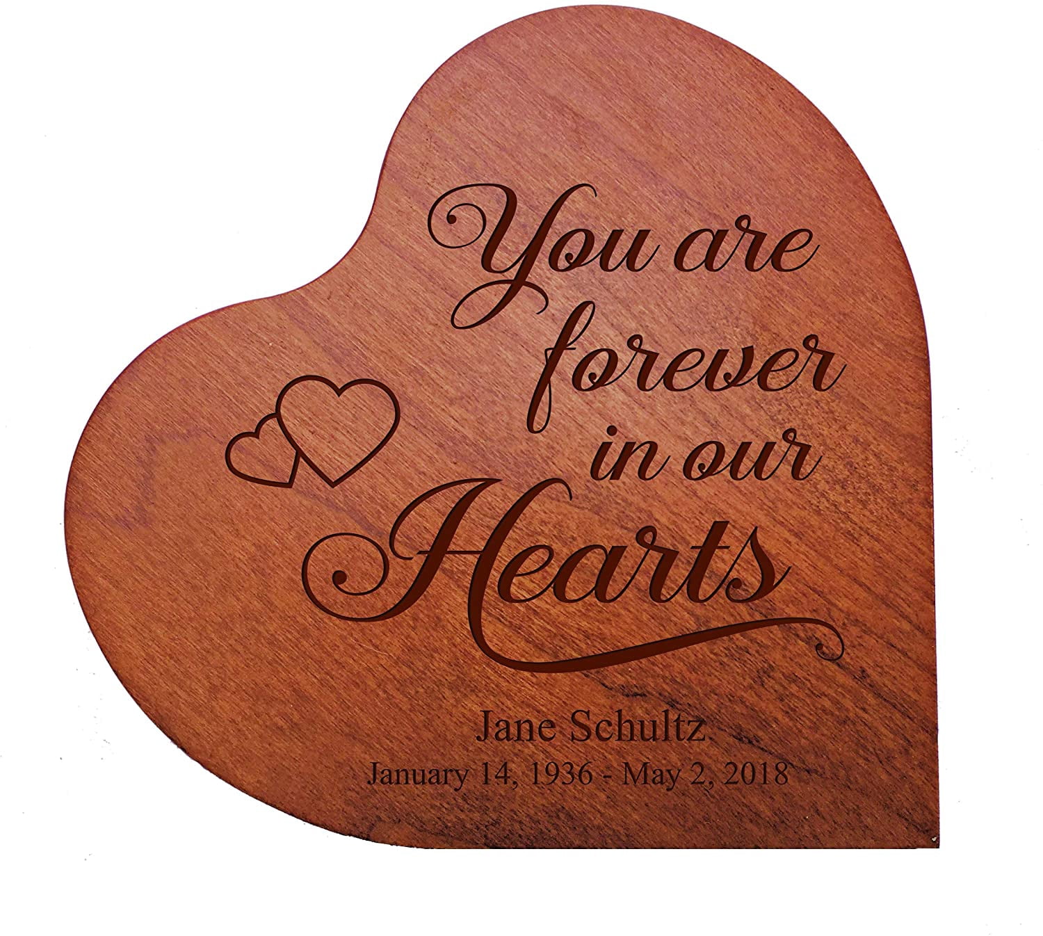 LifeSong Milestones Personalized Memorial Heart Block Urn - You Are ...