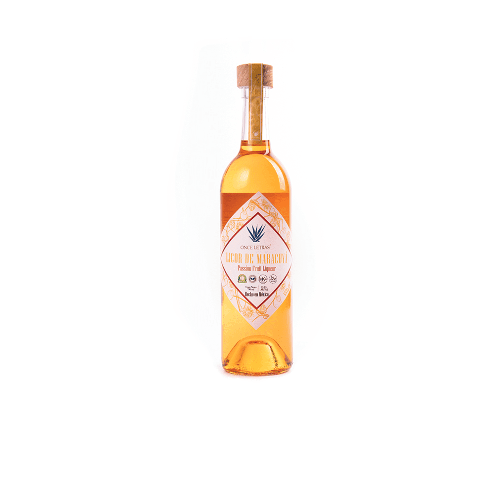 ONCE LETRAS Licor de Maracuya 250 ml ONCE LETRAS OLLMR250 | Bodega ...