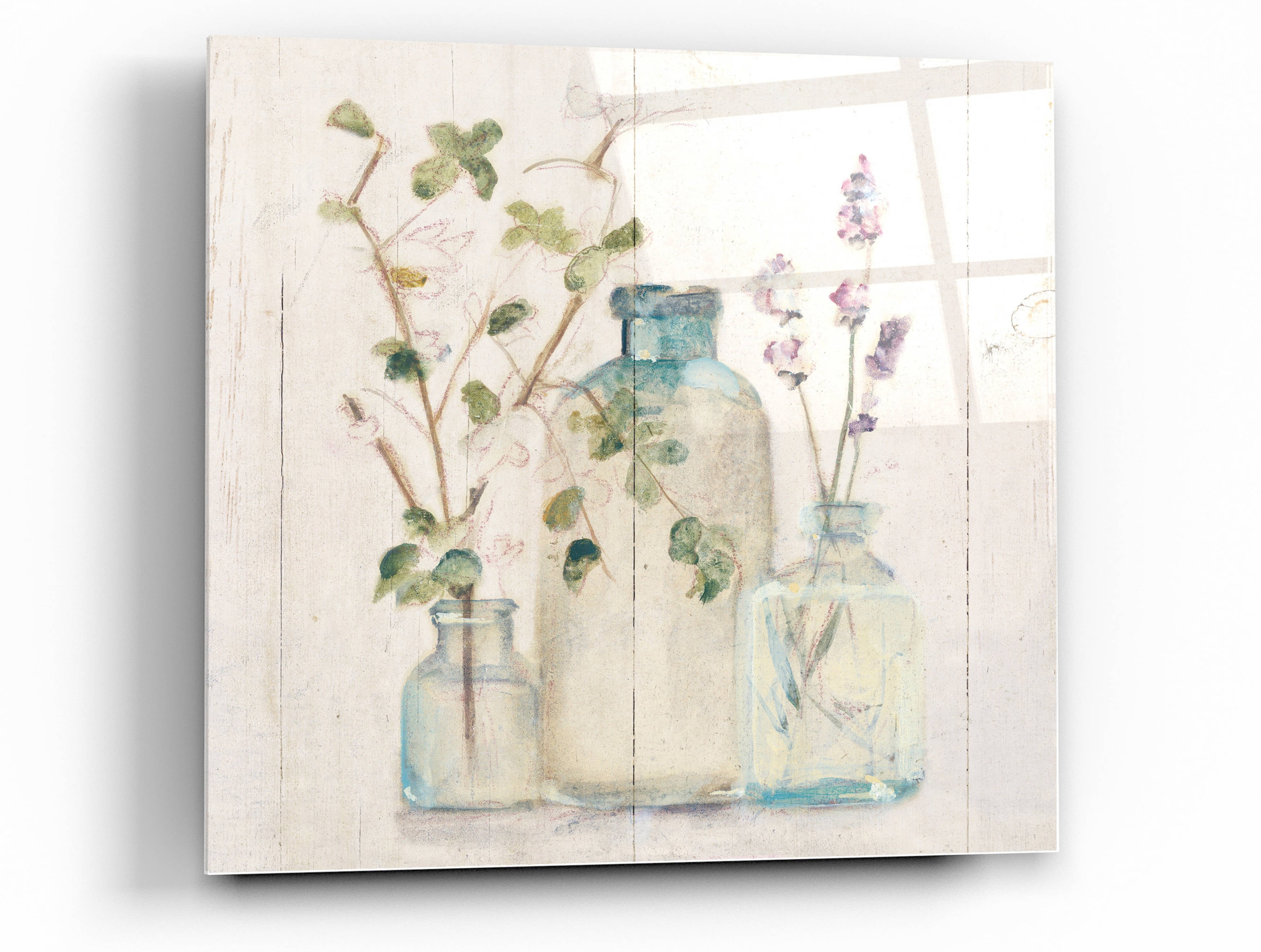 Epic Art 'Blossoms on Birch V' by Cheri Blum, Acrylic Glass Wall Art ...