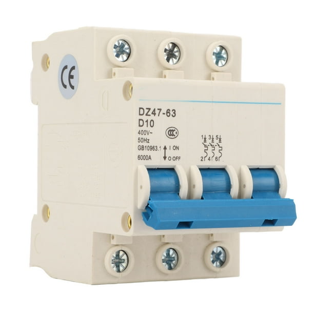 Disyuntor en miniatura Jadeshay DZ47 63 Pa66 400 V 50 Hz 6000 A | Bodega Aurrera en línea