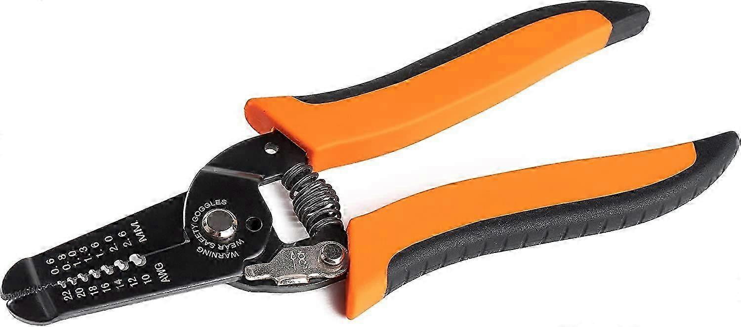 Wire Stripper and Cutter - Stripping Tool for 22-10 AWG Solid and ...