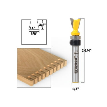Yonico Bevel and Bead Wainscoting Router Bit - 1/2" Shank - 13111 ...