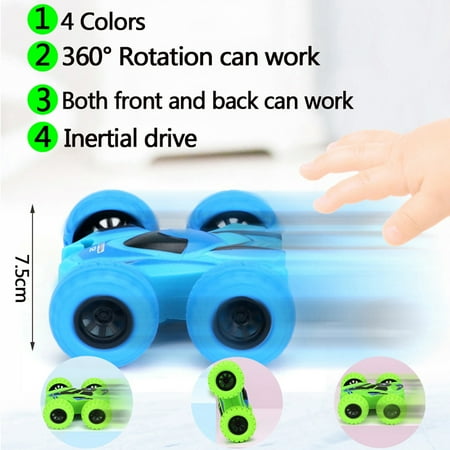 4 Pack Friction Powered Car Toys Push and Go Toy Cars for Toddlers ...