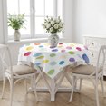 Abstract Watercolor Colorful Polka Dot Table Cloth 60x60in, Waterproof ...