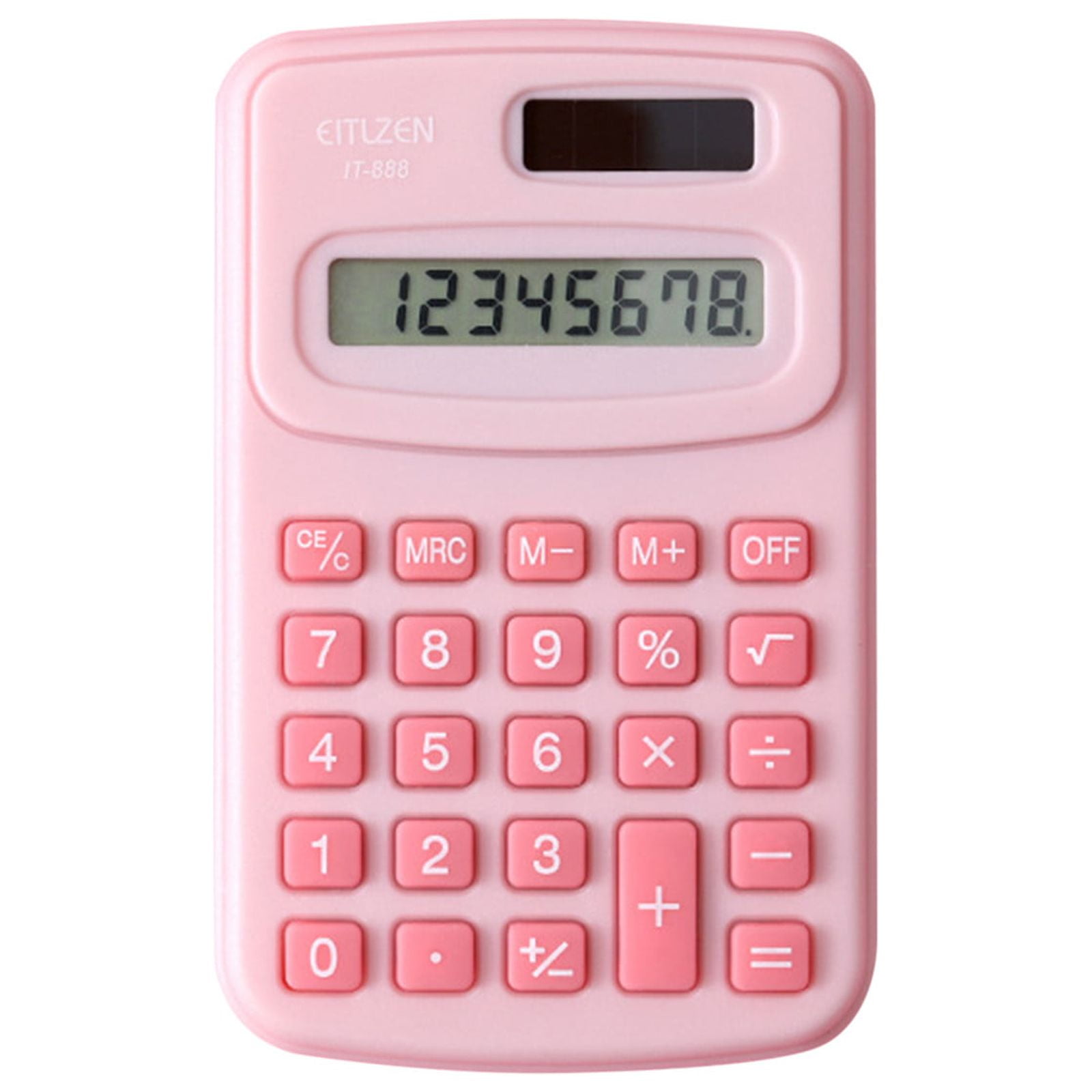 Zanvin Calculator For Student  Basic Small Solar And Battery Operated  Large Display handheld Calculator Basic Office Calculators 3.9*2.5 Inch