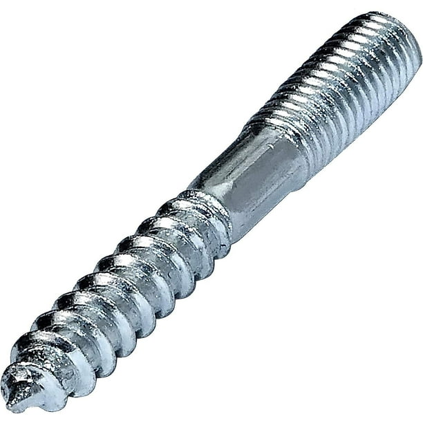 Juego de 10 tornillos de doble rosca CHAO C44779 6 x 80 mm Acero ...