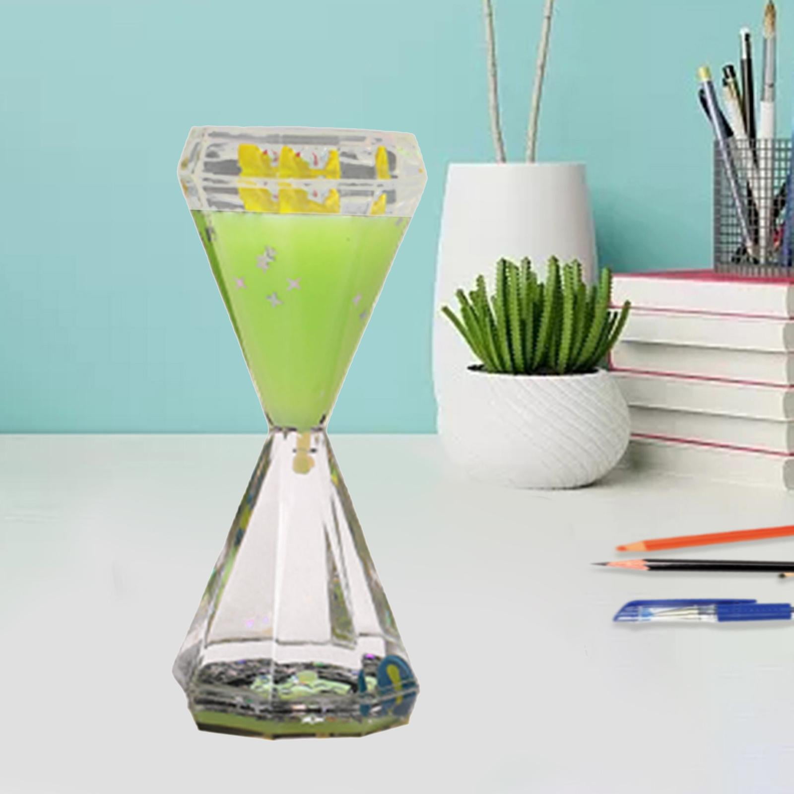 Hourglass Liquid Bubbler Liquid Hourglass Timer Sensory Toy Desk Toys ...