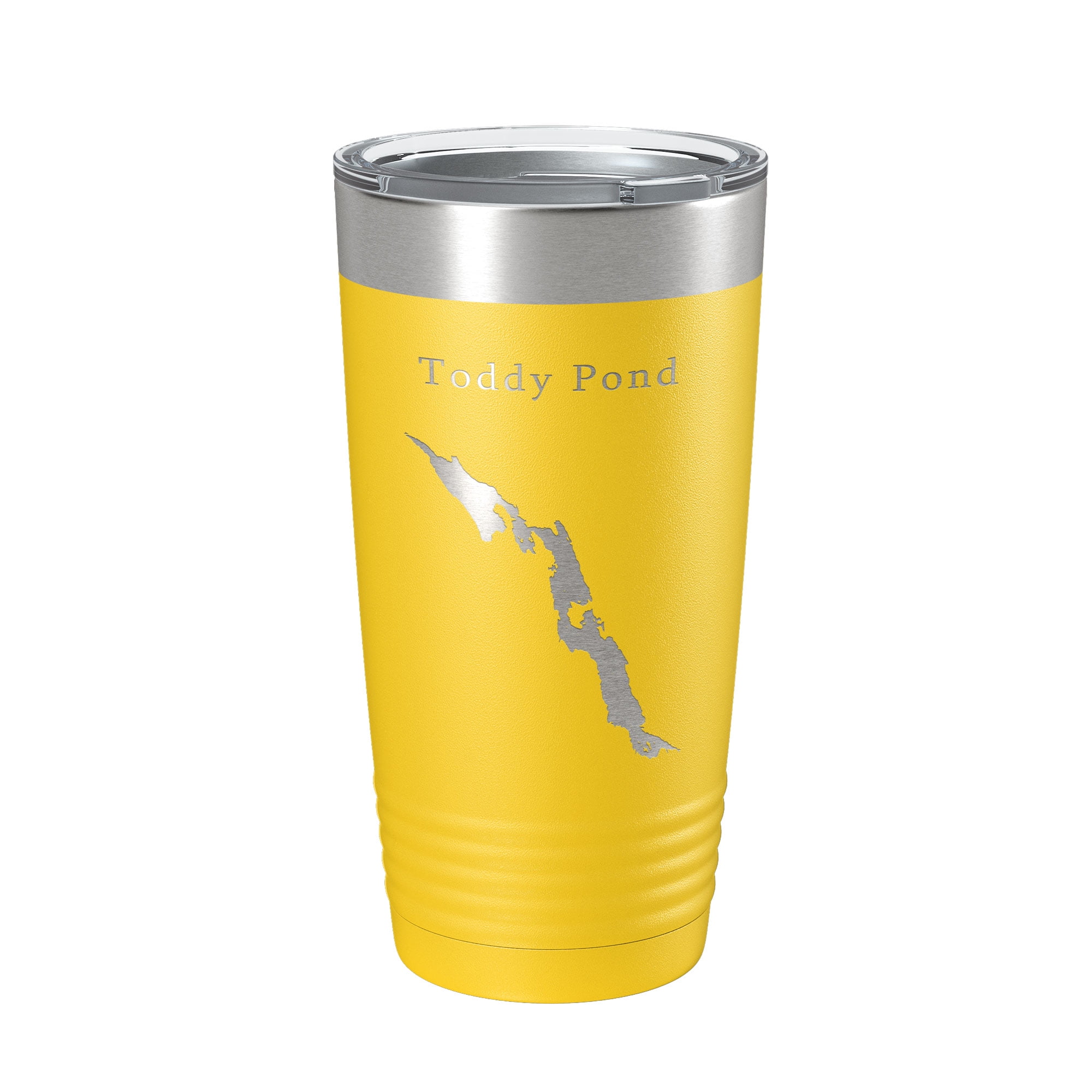 Toddy Pond Tumbler Lake Map Travel Mug Insulated Laser Engraved Coffee ...