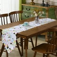 Hometravel Easter Bunny and Eggs Embroidered Table Runner, Holiday ...