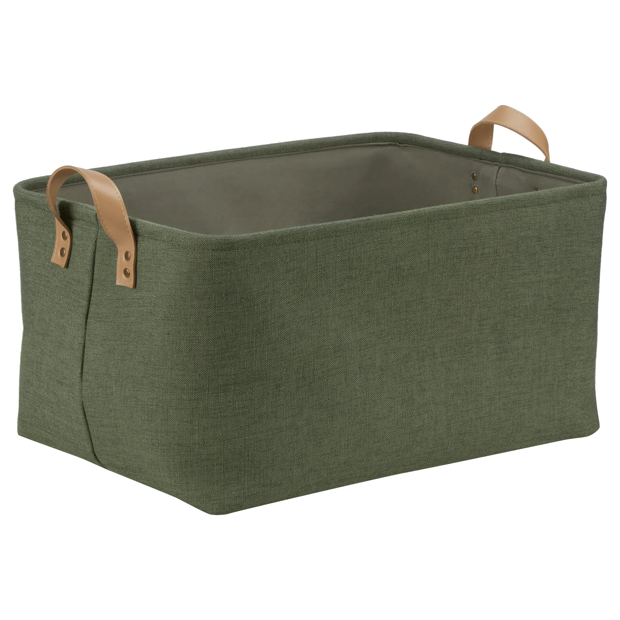 Click here for Bouclair Green Taha Storage Basket With Handles Sm... prices
