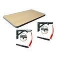 2Pcs Campervan Triangle Folding Bracket Table Shelf Motorhome Caravan ...