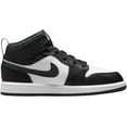 Little Kid's Jordan 1 Mid SE "Panda Elephant" Off Noir/Blk-Wht-Blk ...