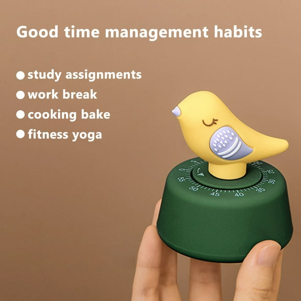 Time Management Tool,Cute Cartoon Bird Timer Cartoon Bird Timer Kitchen ...