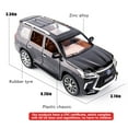 BDTCTK 1/24 Lexus 570 Model Car, Zinc Alloy, Pull-back Toy with Sound ... BDTCTK 1/24 Lexus 570 Model Car, Zinc Alloy, Pull-back Toy with Sound ...