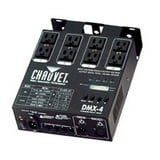 Chauvet DMX-4 4 Channel DMX-512 DJ Dimmer/Switch Relay Pack Light ...