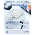 SHIQI-Portable Charger, 5000mAh Portable Charger Power Bank with Built ...