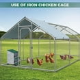 Lumiparty 2 Tier Chicken Nesting Box, 4-Hole Wall Mount Metal Hen ...