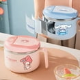 Lisa Sanrio Hello Kitty Cartoon 1400 ml Stainless Steel Instant Noodle ...