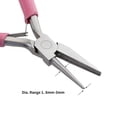 JROCHE Pack Of 2 Mini Round Nose Jewelry Pliers With Half Grooves For ...