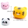 6 Panda, Pig and Tiger Stress Balls, Party Favors, Cute Dough Squid ...