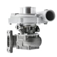 Universal T3/T4 T04E 5-Bolt Turbocharger Kit, 0.63/0.5 A/R, External ...