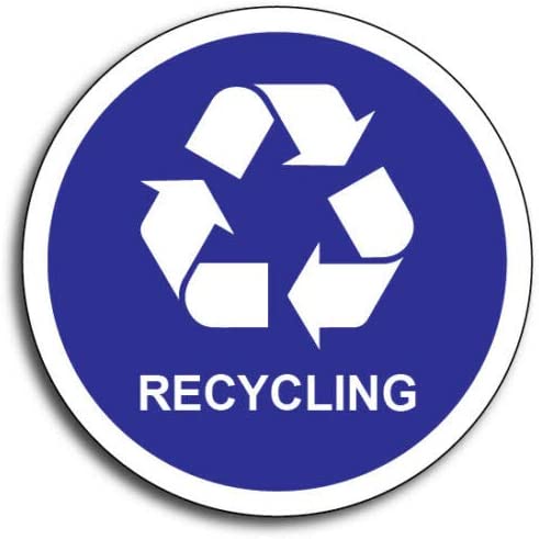 Recycle Trash Clean Decal Sticker Home Office School Recycling Renew ...