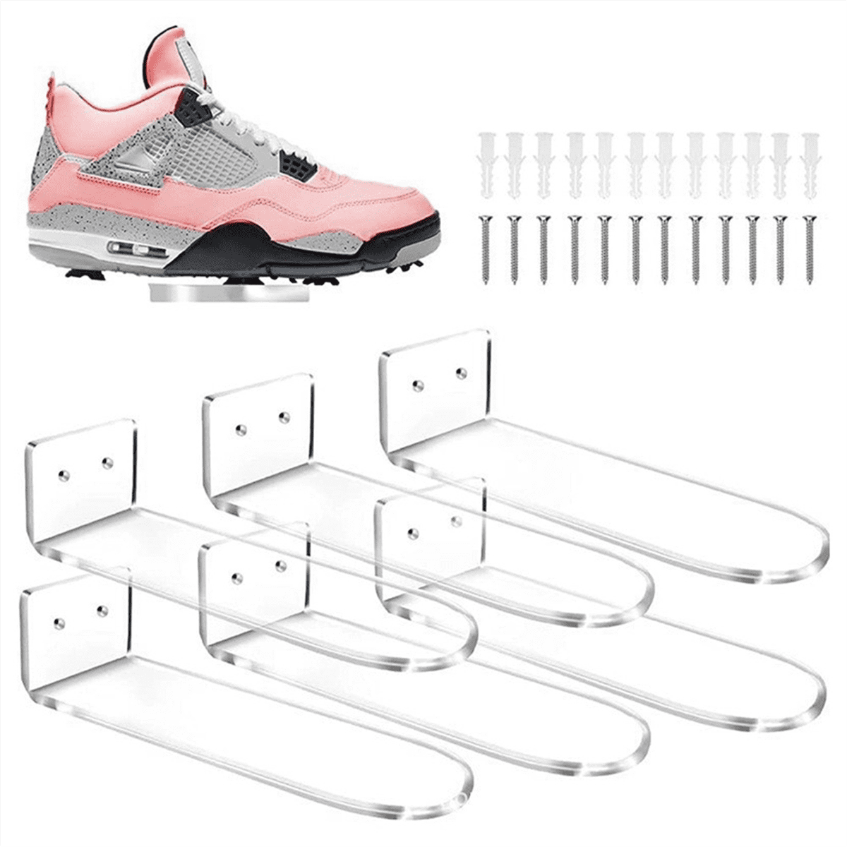 Click here for Unbranded Plastic Floating Shoe Display Rack  Spor... prices