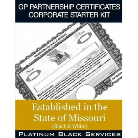 GP Partnership Certificates Corporate Starter Kit: Established in the ...