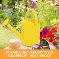 Metal Watering Can for Outdoor Plants, Galvanized Steel Watering Can ...