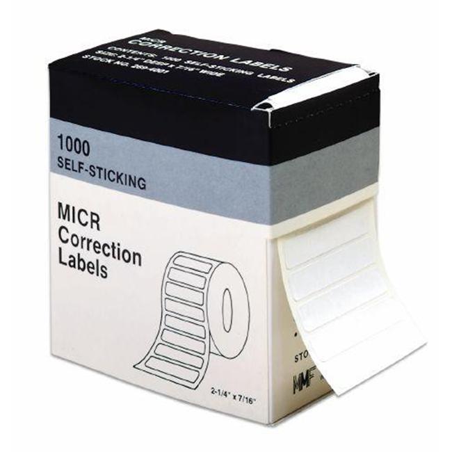 MMF 269400300 Micro Correction Labels- 1.75 Inch Width - 1000 Labels ...