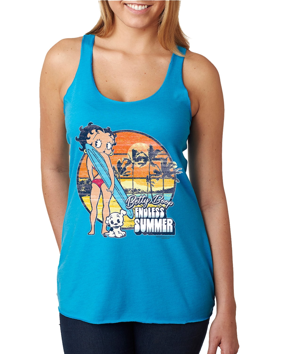 Wild Bobby Betty Boop Endless Summer Beach the Dog Betty Boop Tri-Blend ...