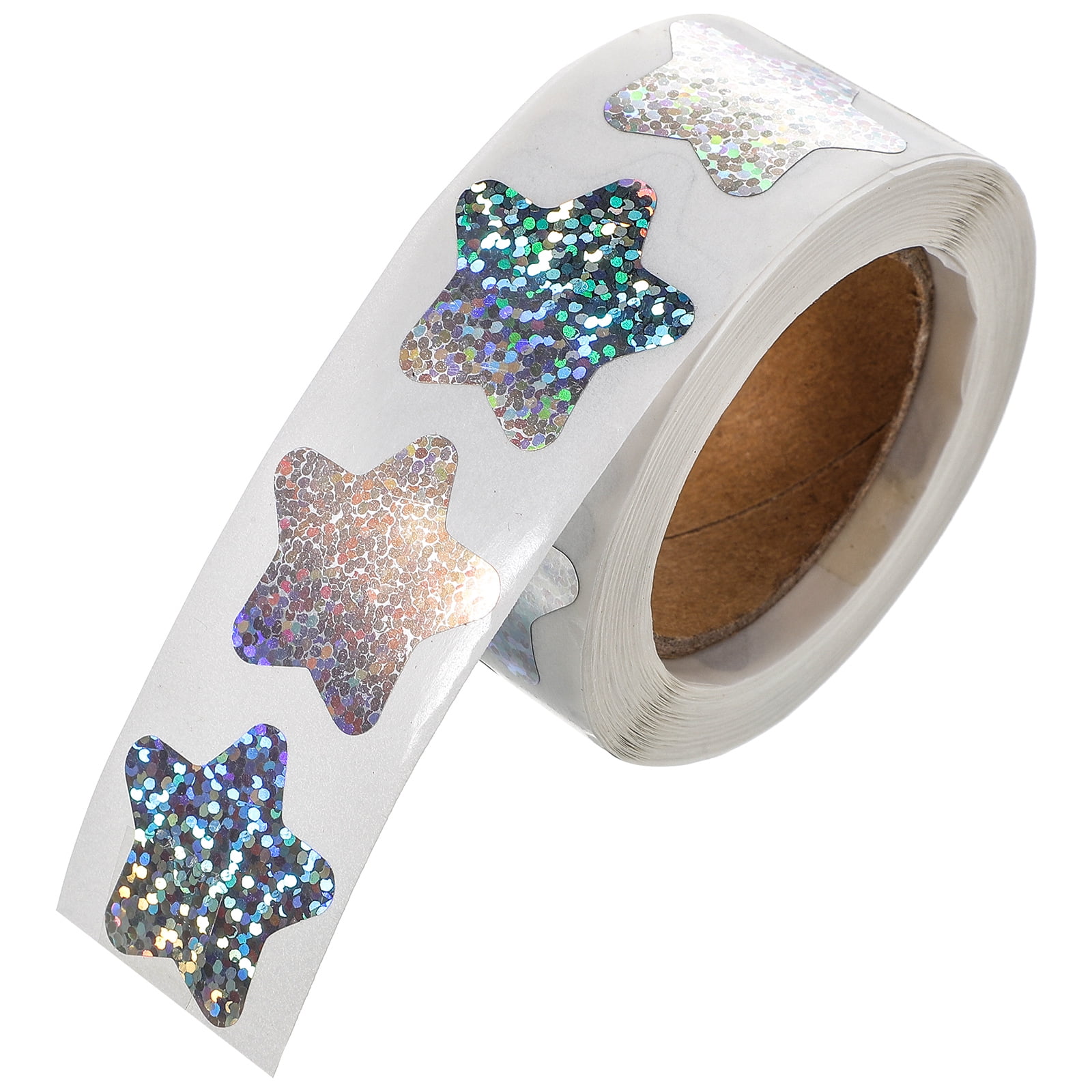 1 Roll of Star Stickers Self-adhesive Star Stickers Shinny Stickers ...
