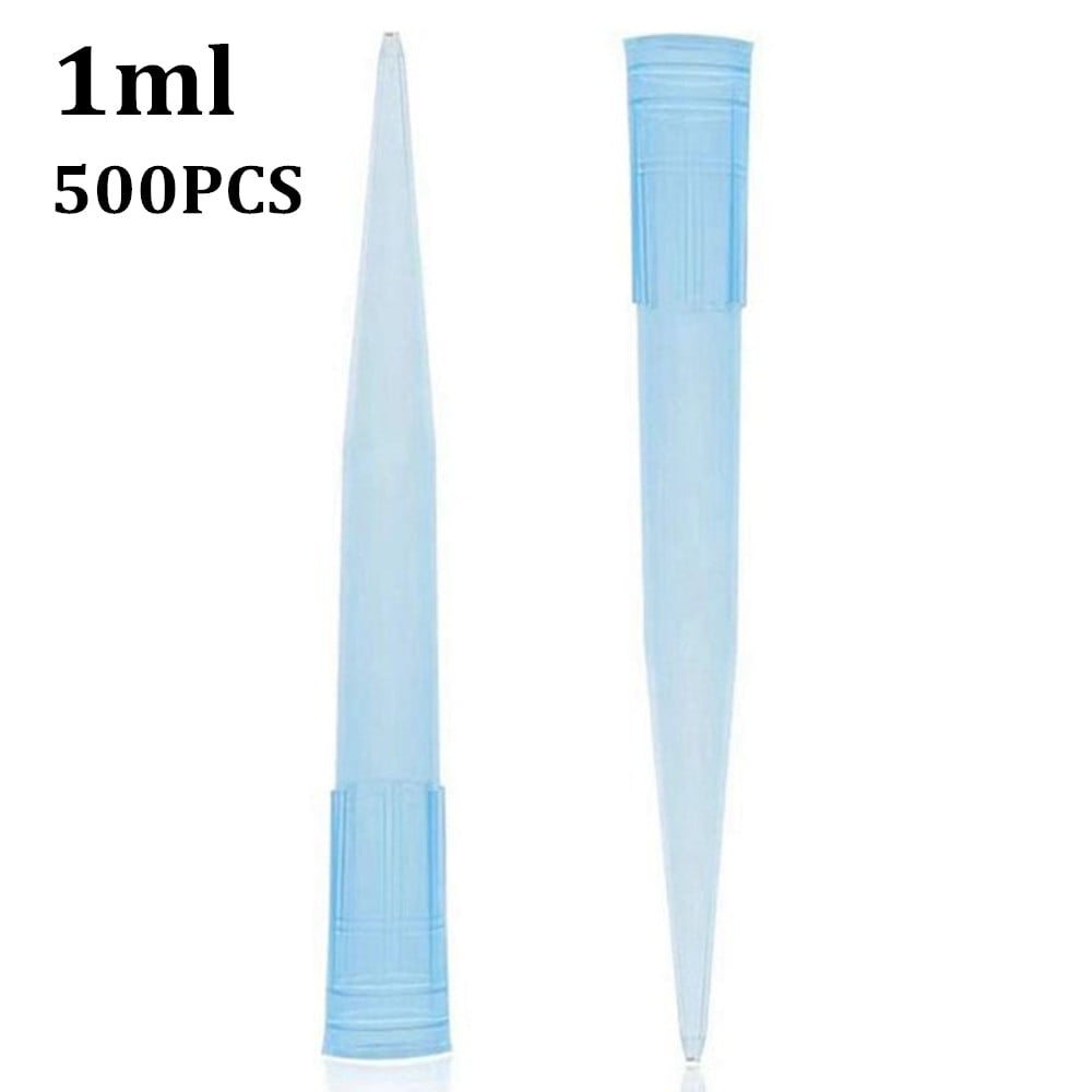 500PCS Laboratory Pipette Tips 1ml Micropipette Disposable Plastic ...